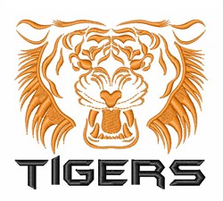 Tiger Eyes Wildlife Embroidery Design | AnnTheGran.com