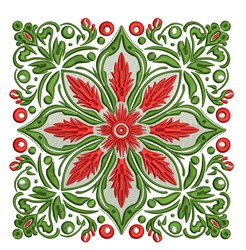 Floral Block Embroidery Design | AnnTheGran.com