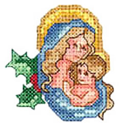 Virgin Mary Embroidery Design | AnnTheGran.com