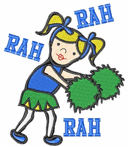 Rah Rah Cheer Embroidery Design Annthegran