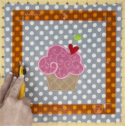 Orange Pop Ruler Square Set | AnnTheGran.com